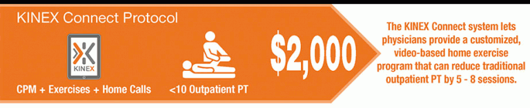 Kinex CONNECT - TKR Total Knee Replacement Rehabilitation system